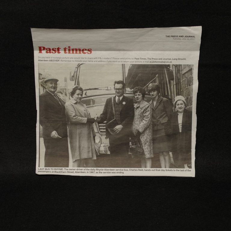 Past Times: Press and Journal Clipping – Rhynie – a Very Royal Place